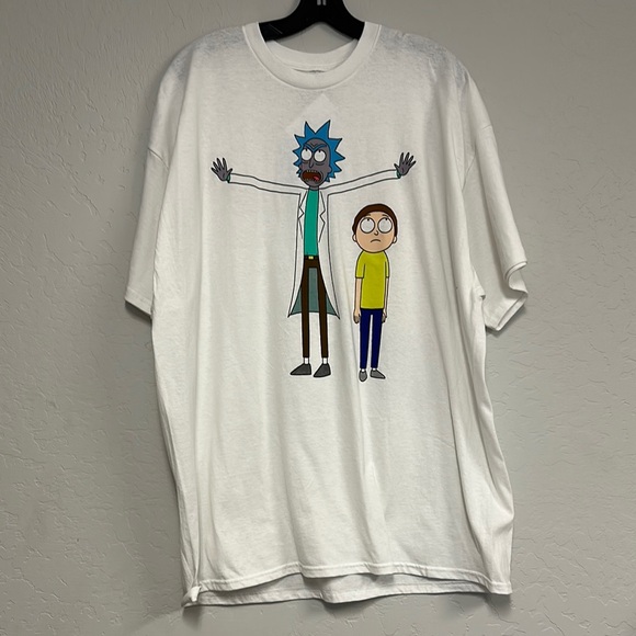 Shirts | Rick Morty White Graphic Tshirt Nwt | Poshmark